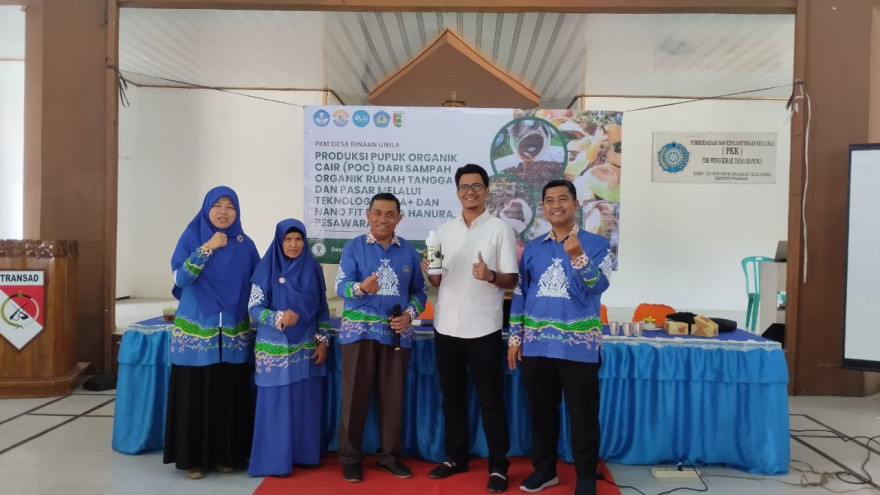 Unila Luncurkan Inovasi Pupuk Organik Cair Berbasis Bioenergi di Desa ...